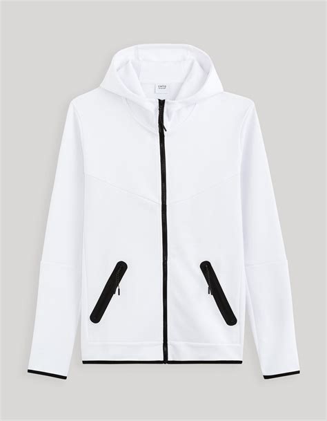 Veste zippée à capuche gris Celio Tunisie