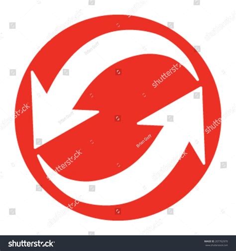Looping Arrows Vector Stock Vector Royalty Free Shutterstock