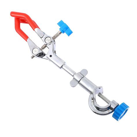 Laboratory Retort Stand Clamp Condenser Lab Holder 3 Prong Swivel Clamp