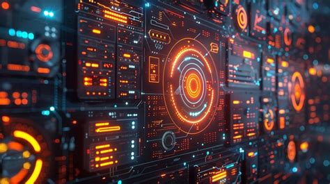 premium photo advanced firewall technology protecting digital data