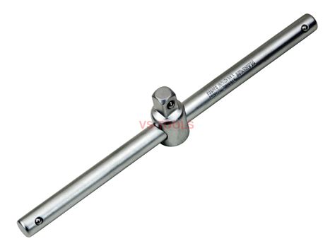 1 2in Drive Sliding T Bar Handle Socket Wrench Spanner 9 7 8inch