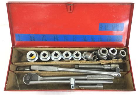 Lot 22pc Proto Professional 3 4in Socket Set