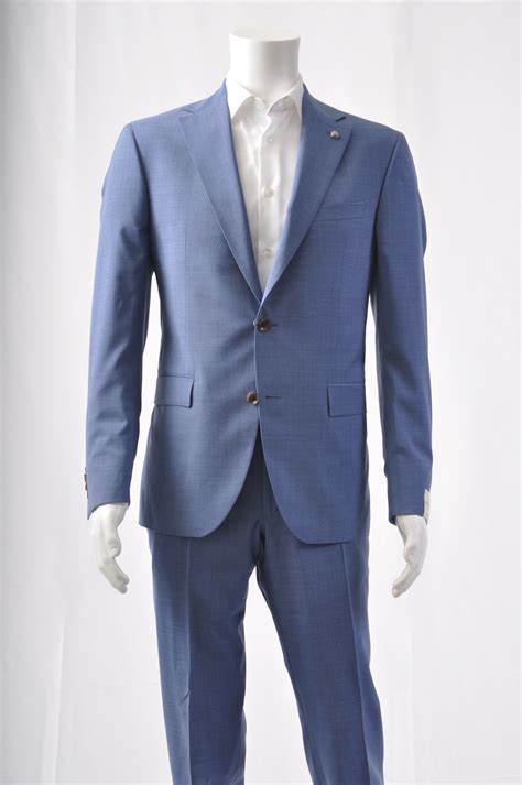 Modern Fit Light Blue Suit Benjamins Menswear