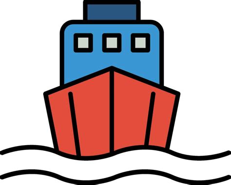 Shipping Line Filled Icon 36719632 Vector Art At Vecteezy