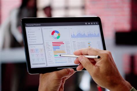 Money Planning Budget Tracker App Stock Image Image Of Budget Office