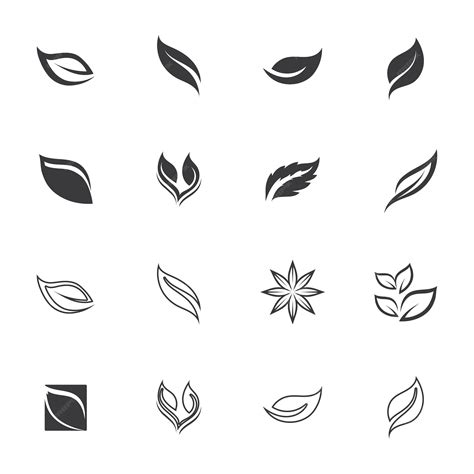Premium Vector Green Leaf Ecology Nature Element Vector Icons