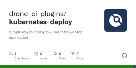 Github Drone Ci Plugins Kubernetes Deploy Simple Way To Deploy To Kubernetes Web Tcp Application