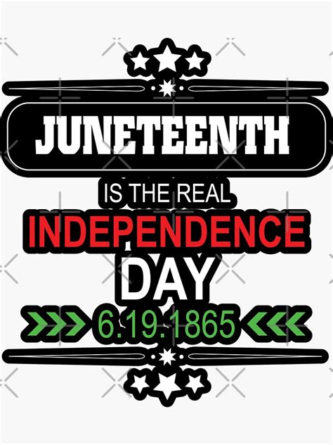 Juneteenth Sticker For Sale By Kandyartist Redbubble