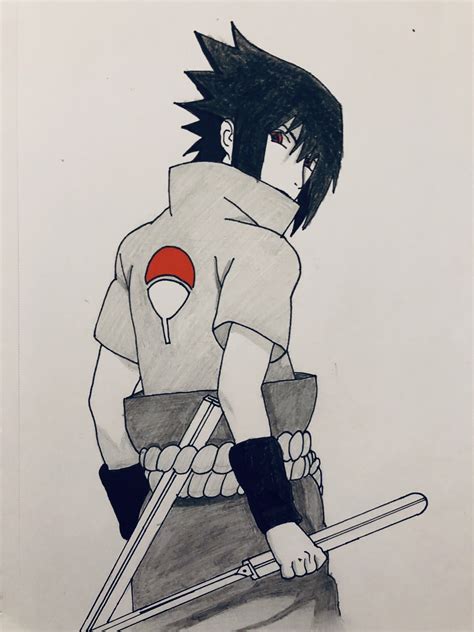 How To Draw Sasuke Full Body Step By Step Naruto And Sasuke Drawing