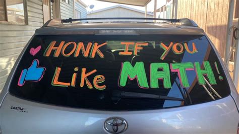 Honk If You Like Math 🧮 💯 ️ This Is The Math Mobile That Was Used To