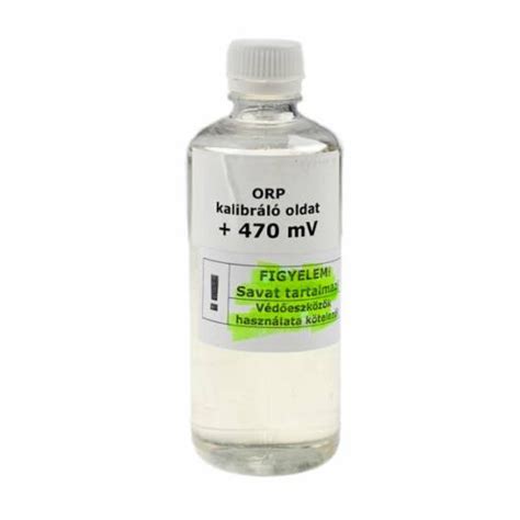 PH kalibráló oldat vásárlás ORP kalibráló oldat 470 mV 100ml 4990Ft