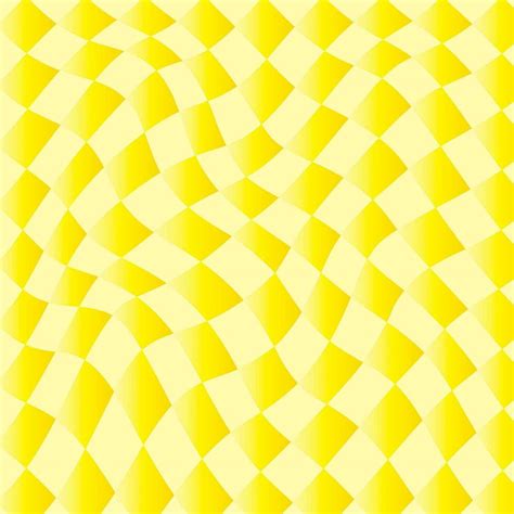 Modern Simple Abstract Seamlees Yellow Color Rectangle Check Distort