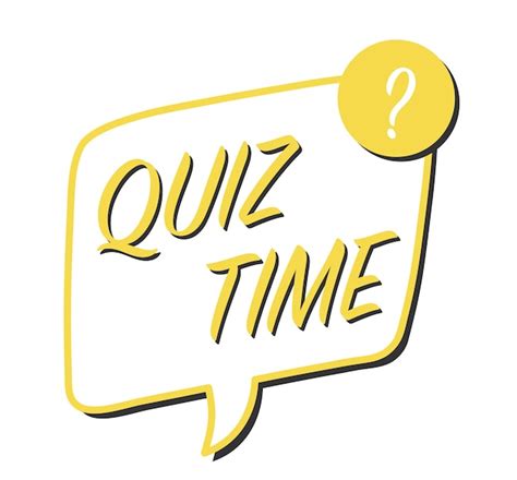 Premium Vector Quiz Logo With Speech Bubble Symbols Concept Of