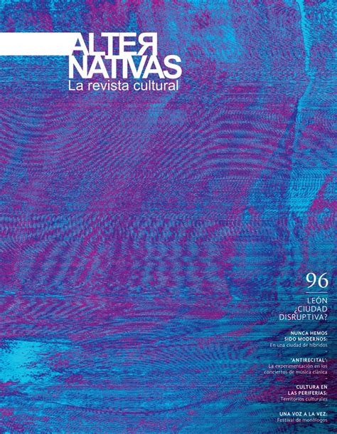 Revista Cultural Alternativas N96 Julio 2018 By Revista Cultural