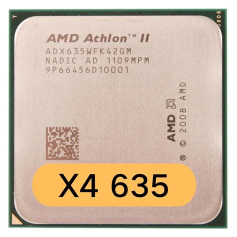 AMD Athlon II X4 635 2.9 GHz Quad-Core CPU Processor ADX635WFK42GI ...