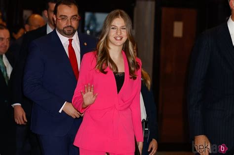 La Princesa Leonor Muy Sonriente A Su Llegada Al Xxx Concierto Premios