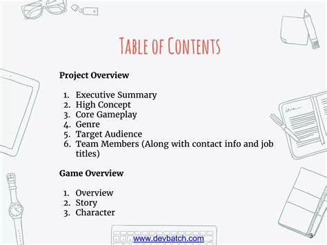 Game Design Document Step By Step Guide Pptx