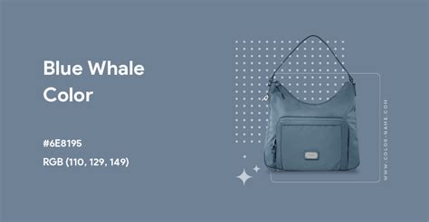 Blue Whale Color Hex Code Is 6e8195