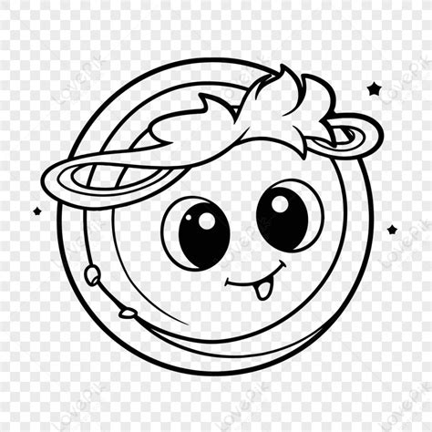 만화 지구 아이 색칠 페이지 개요 스케치 드로잉 벡터삽화목성 개요 Png 일러스트 무료 다운로드 Lovepik