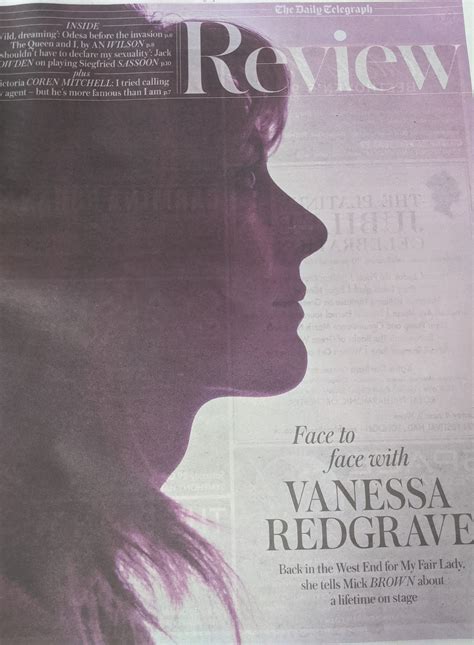 Telegraph Review Supplement 2152022 Vanessa Redgrave Cover Feature J