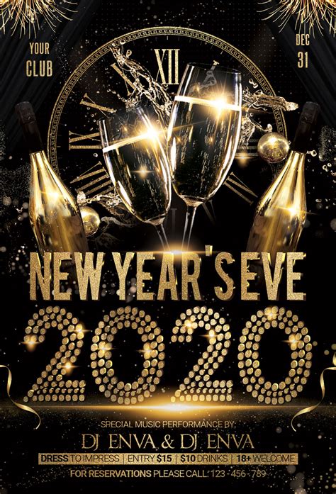 New Years Eve Flyer Template