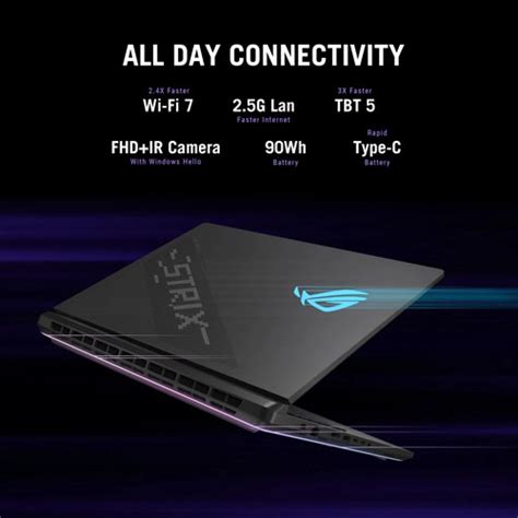 Asus Rog Strix Scar Gaming Laptop Off Black Intel Core Ultra Hx Gb Ram Tb Ssd Rtx