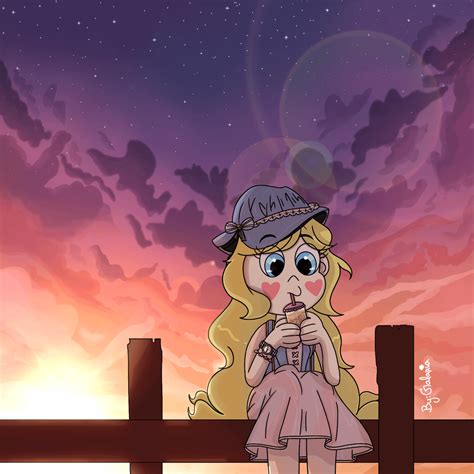 Star Butterfly Drinking Bubble Tea 🧋 💖 Rstarvstheforcesofevil