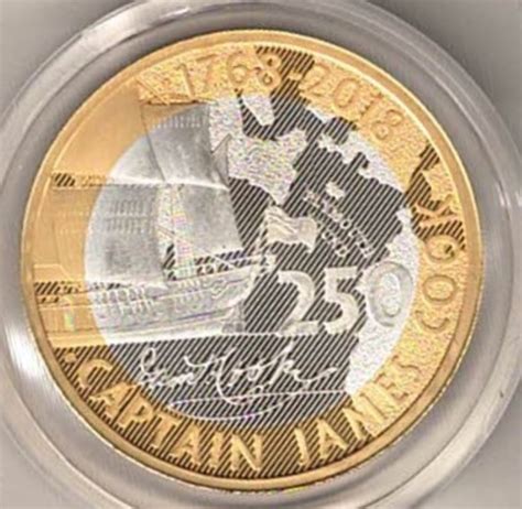 2018 Two Pounds Standard Silver Proof Captain James Cook Dorset Coin