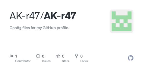 Github Ak R Ak R Config Files For My Github Profile