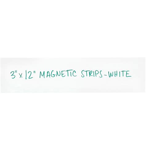 Warehouse Magnetic Strip Labels 3 X 12 White 25 Carton Lh185 Image 1