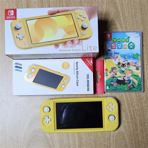 닌텐도 스위치 라이트 동숲 당근 중고거래