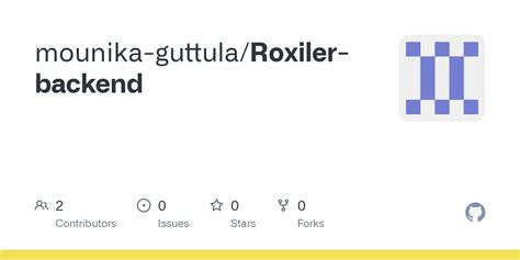 GitHub Mounika Guttula Roxiler Backend