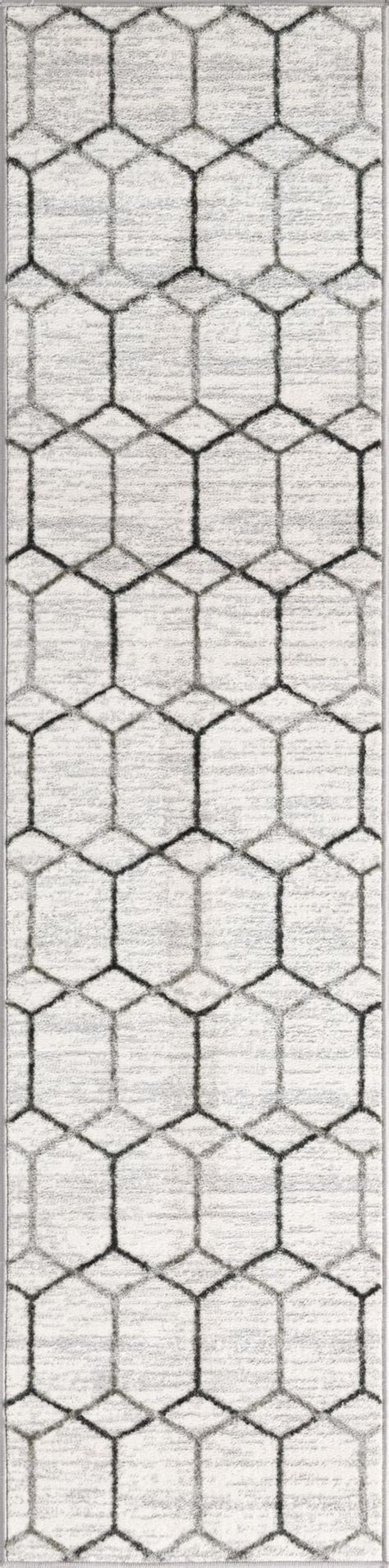 Unique Loom Tile Matrix Trellis Rug