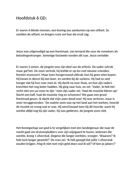 Godsdienst Document Pdf