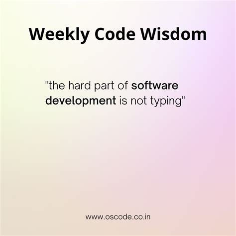 Oscode On Linkedin Oscode Community Codewisdom Quotes Weekly