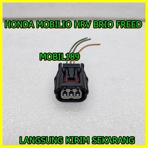 jual soket sensor map maf udara honda mobilio hrv brio freed shopee