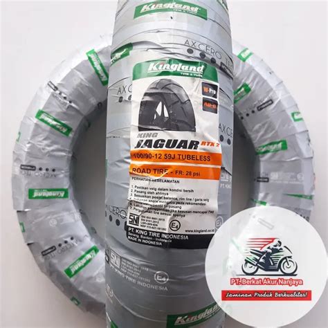 Ban Motor Matic Ring KINGLAND King Jaguar RTX TUBELESS Bonus