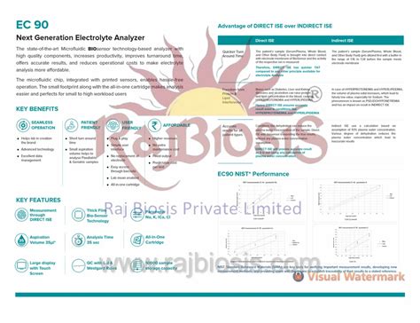 Erba Ec 90 Electrolyte Analyzer Assays Electrolytes At ₹ 96000piece In Jaipur