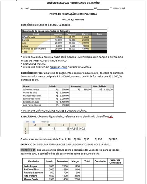 Index Of Aulas Excel