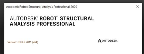 Robot Structural Analysis Professional 2020在程序启动时崩溃或冻结