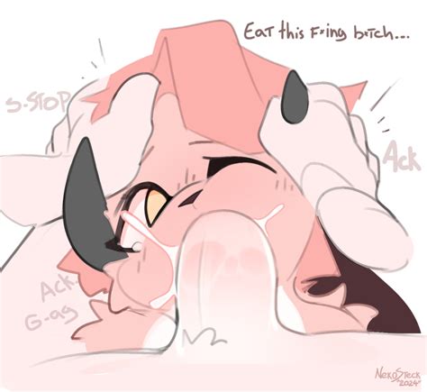 Rule 34 Anthro Asphyxiation Big Penis Blush Bodily Fluids Choking Cum