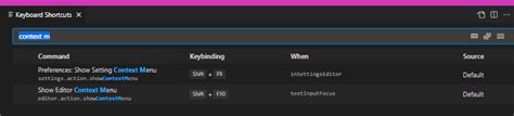 Visual Studio Code Make A Keybind For A Right Click Menu Button Stack