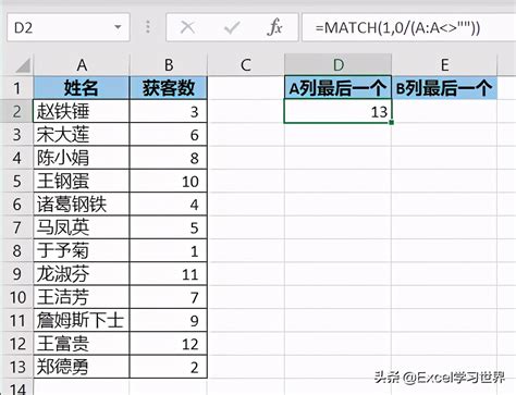 种场景 个公式只为查找Excel最后一个非空单元格 正数办公