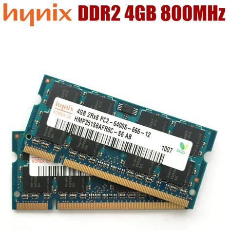 하이닉스 노트북 메모리 Ddr2 4gb Pc2 6400 800mhz 노트북 Ram 4g 800 6400s 200 핀 So Dimm Ram Aliexpress