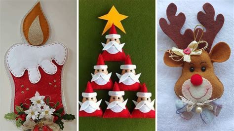 Mira Estas Hermosas Ideas Para Manualidades Navideñas Hechas En Fieltro