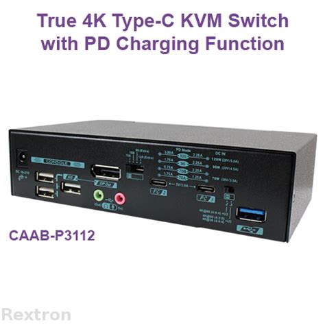 Port Type C KVM Switch With PD Function Taiwantrade Com