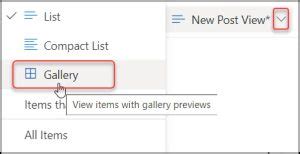 SharePoint List View Create Change Delete A View