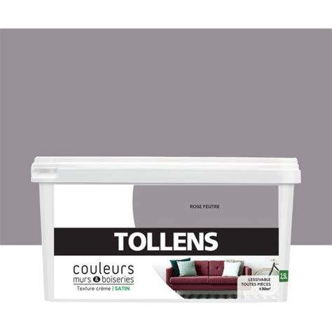 Peinture Couleurs Rose Feutré Satin Tollens Murs Et Boiseries