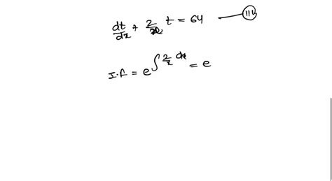 Solved 1 Falling Chain Mathematical Model For The Velocity V Of A