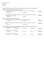 STA Practice Test Spring Ch Pdf STA Spring Practice Test CH CH